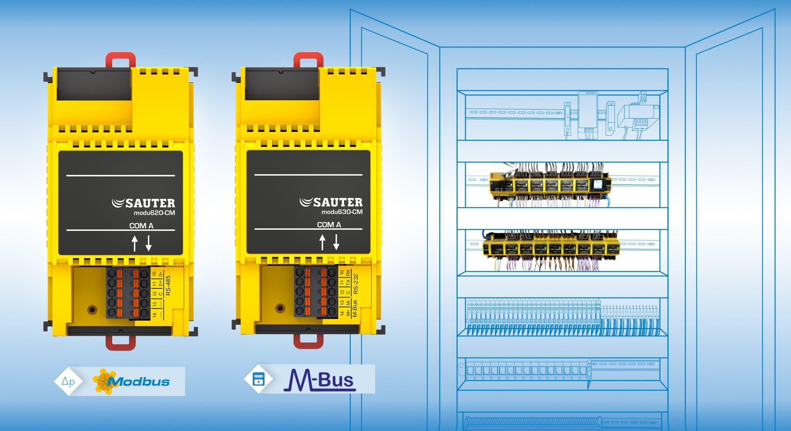 modulo 6 Module für Modbus und M-Bus - SAUTER Schweiz